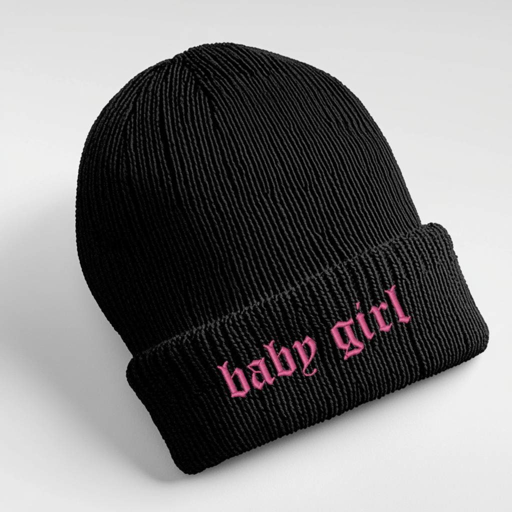Baby Girl Beanie – Goth Little Sister